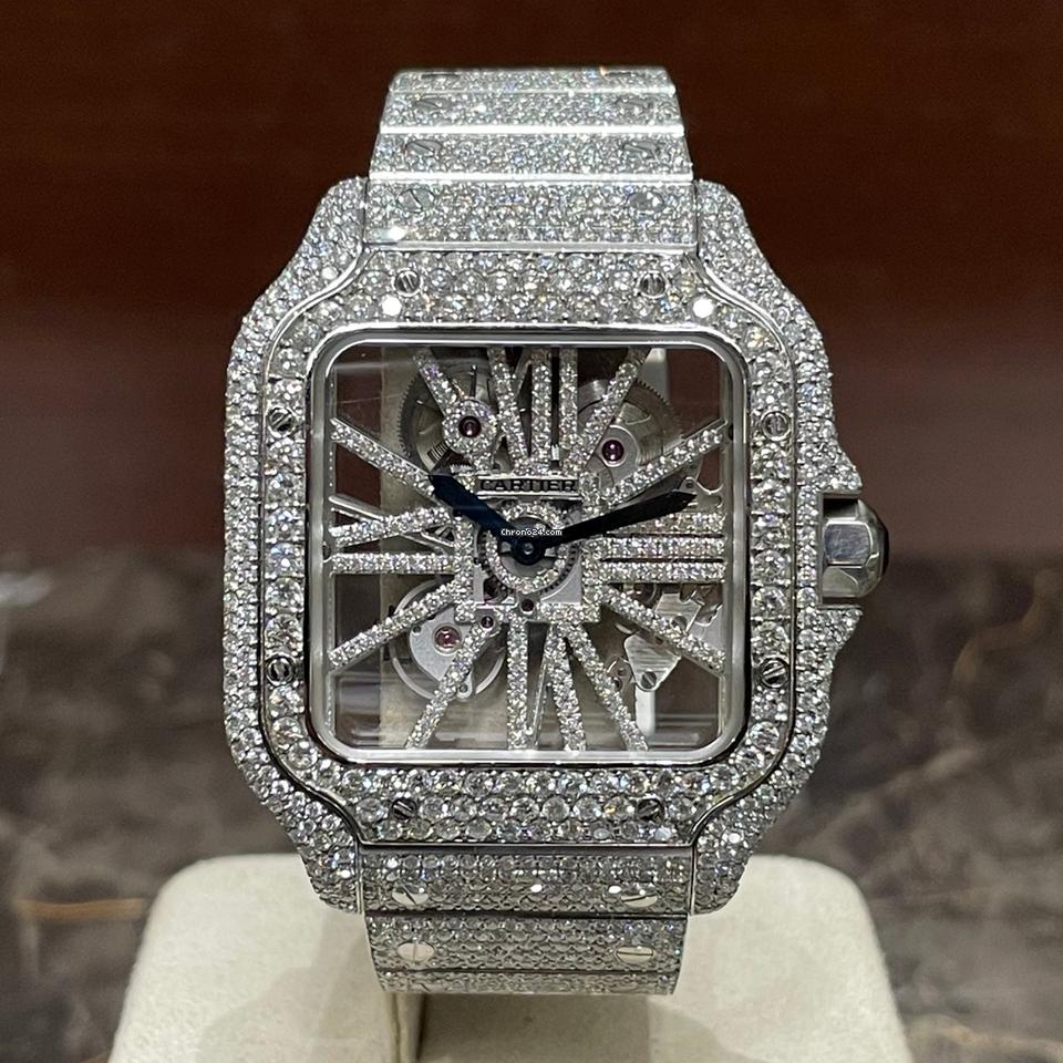 Skeleton Iced Out Cartier – VVS Vault